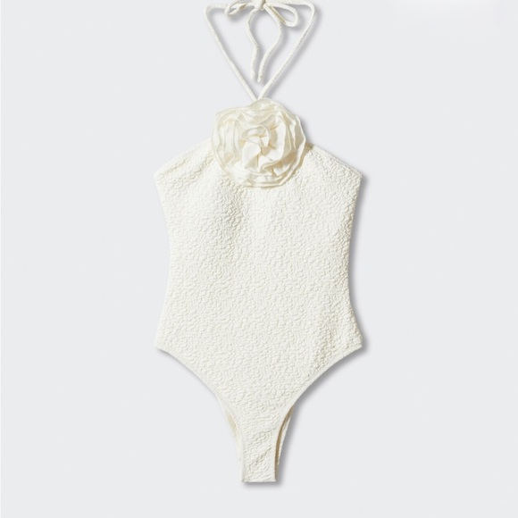 Mango | Swim | Mango Flower Detail Swimsuit | Poshmark